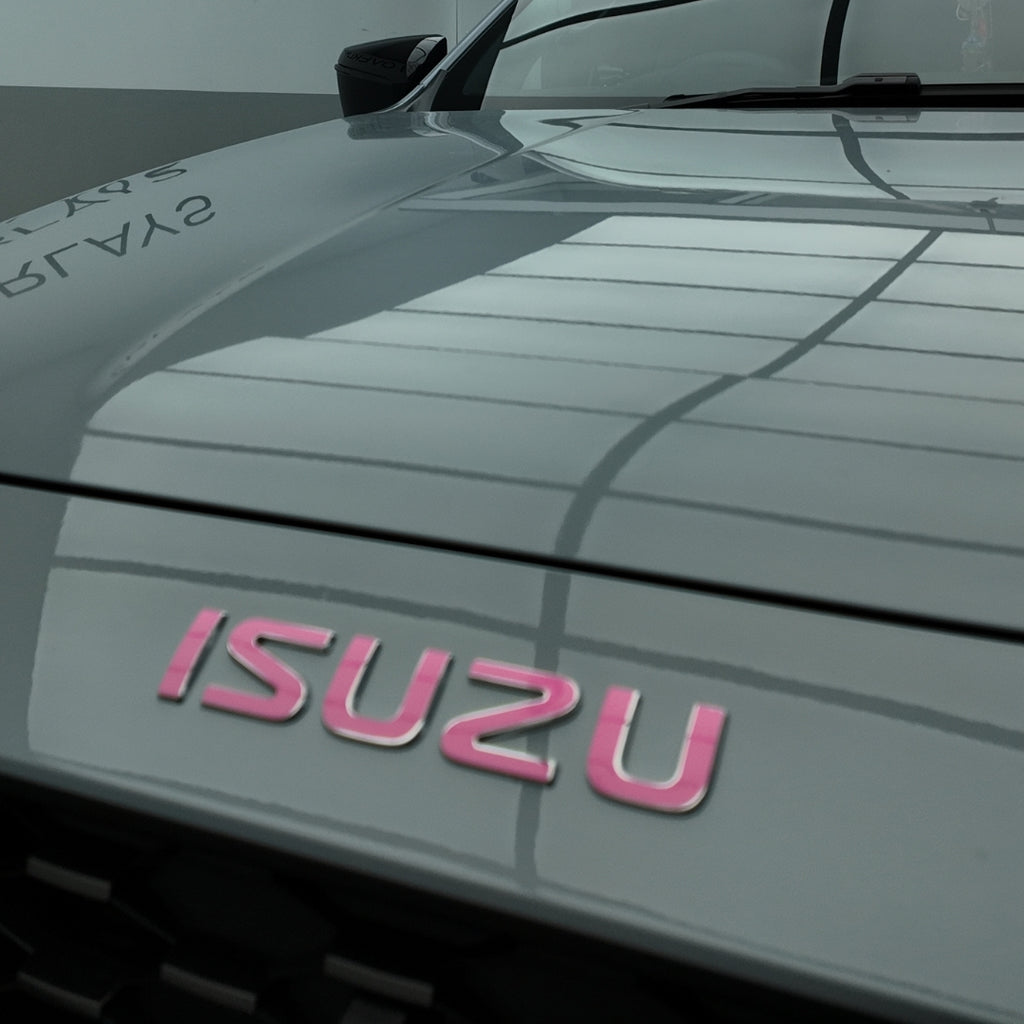 Isuzu Facelift MU-X Front, Rear and Steering Wheel Badge Overlay 2025 ...