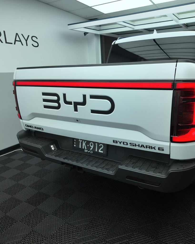 BYD Shark 6 Rear "BYD" Lettering Overlay – 21OVERLAYS