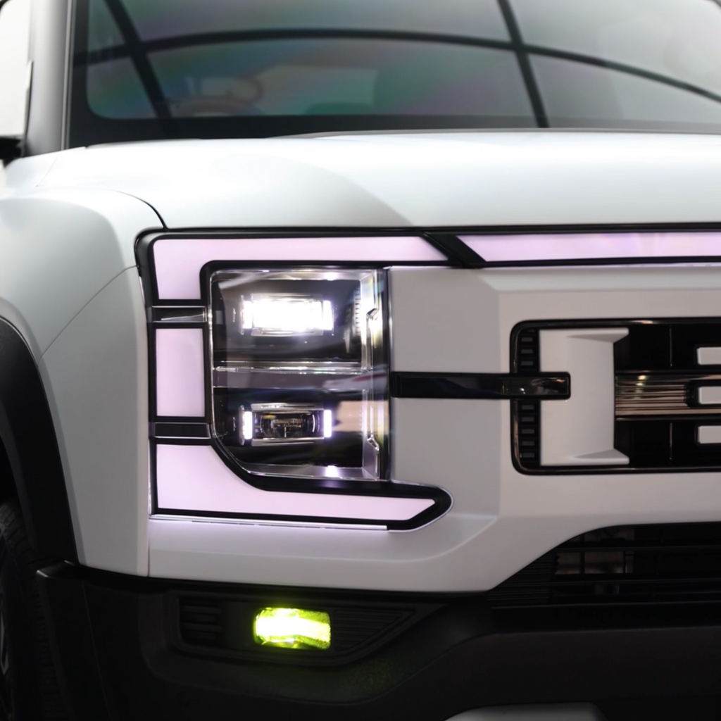 BYD Shark 6 Headlight/LED Strip Overlay – 21OVERLAYS