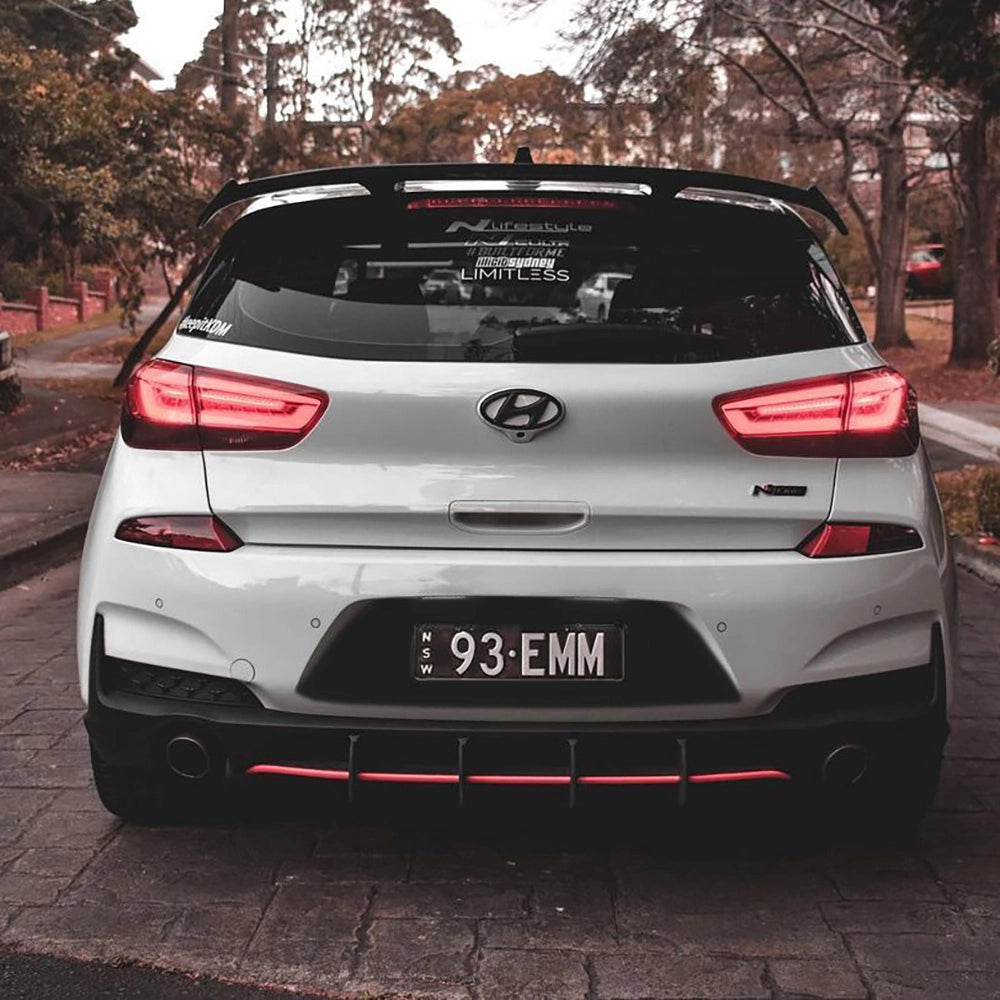 Hyundai i30 N Line License Plate Blackout Kit 2017-2023 – 21OVERLAYS