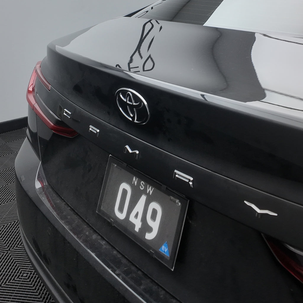 Fits Toyota Camry 2025+ - Rear Badge Overlay – 21OVERLAYS