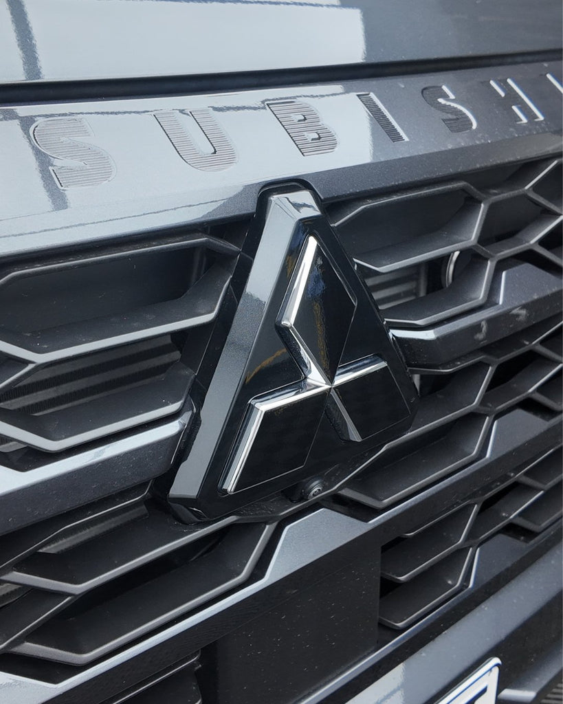 Mitsubishi MV Triton Front, Rear and Steering Wheel Badge Overlay Set ...
