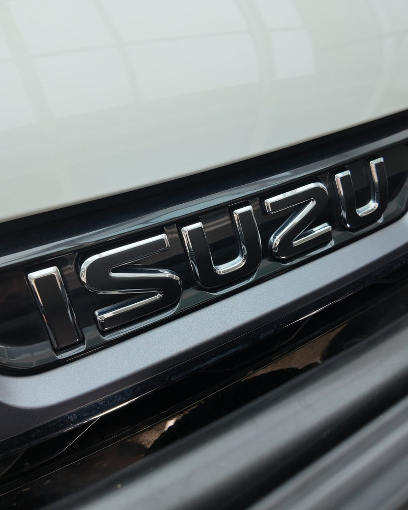 Isuzu Pre-Facelift MU-X Front & Rear Badge Overlay 2021-2024 – 21OVERLAYS