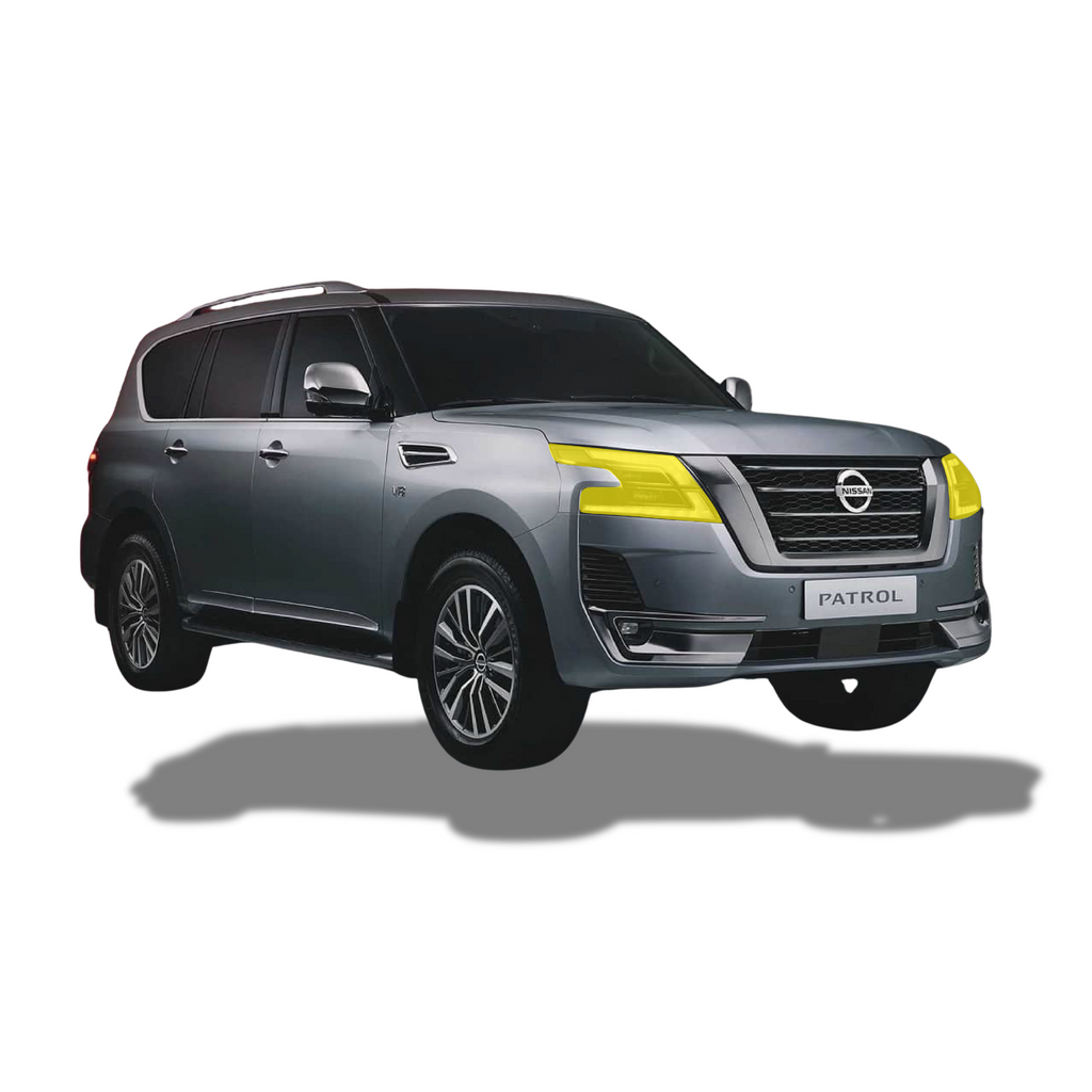 Nissan Patrol DIY Full Headlight PPF/Tint Kit 2021-2024 – 21OVERLAYS