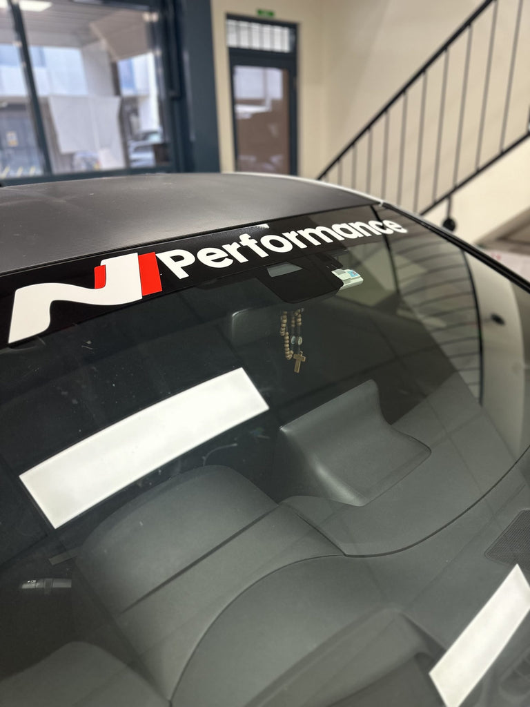 N Performance Windshield Banner – 21OVERLAYS