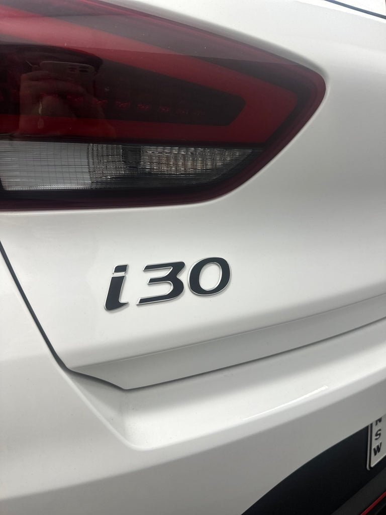 Hyundai Facelift i30 N Line Rear "i30" Badge Overlay 2024+ – 21OVERLAYS