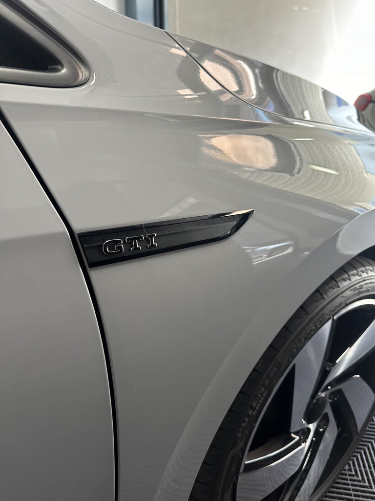 Volkswagen Golf Mk8 GTI Side Fender & GTI Badge Blade Overlay – 21OVERLAYS