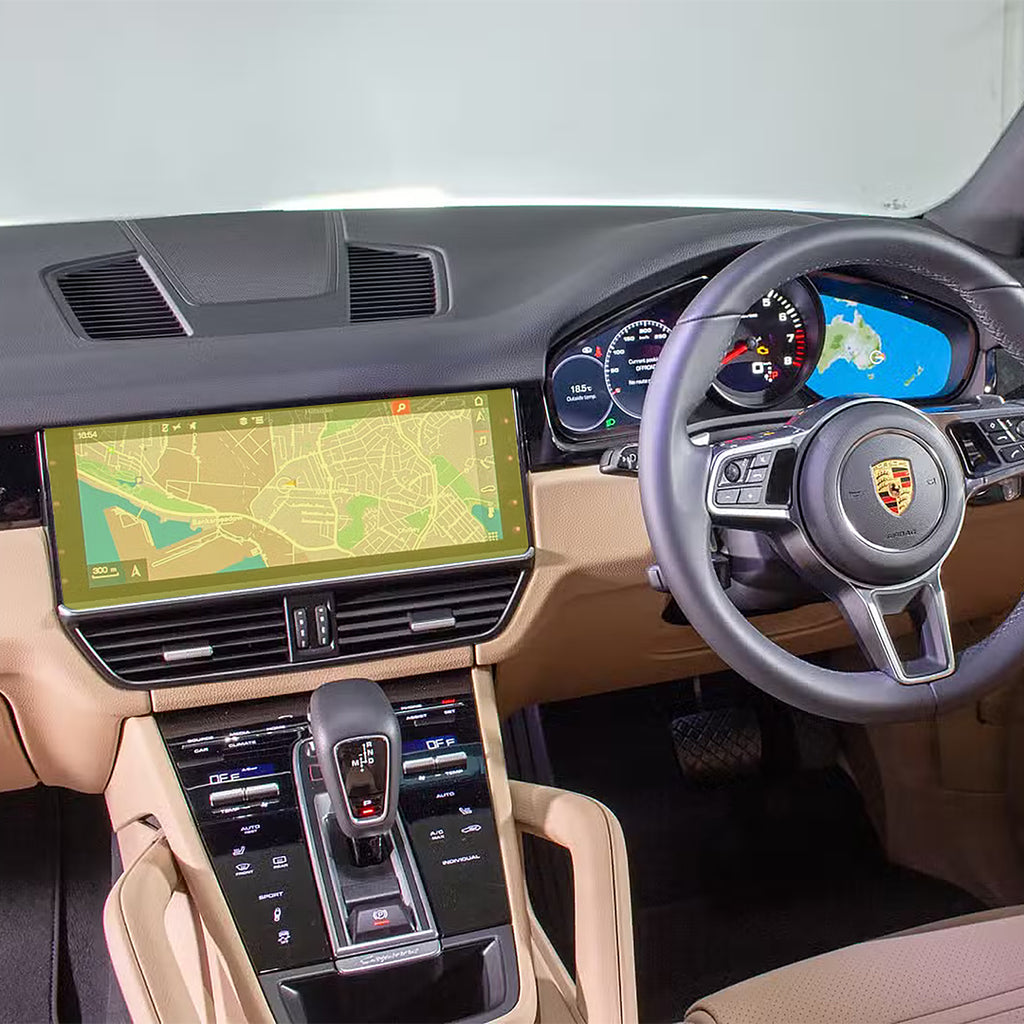 Porsche Cayenne Interior Screen PPF Kit 2018-2022 – 21OVERLAYS