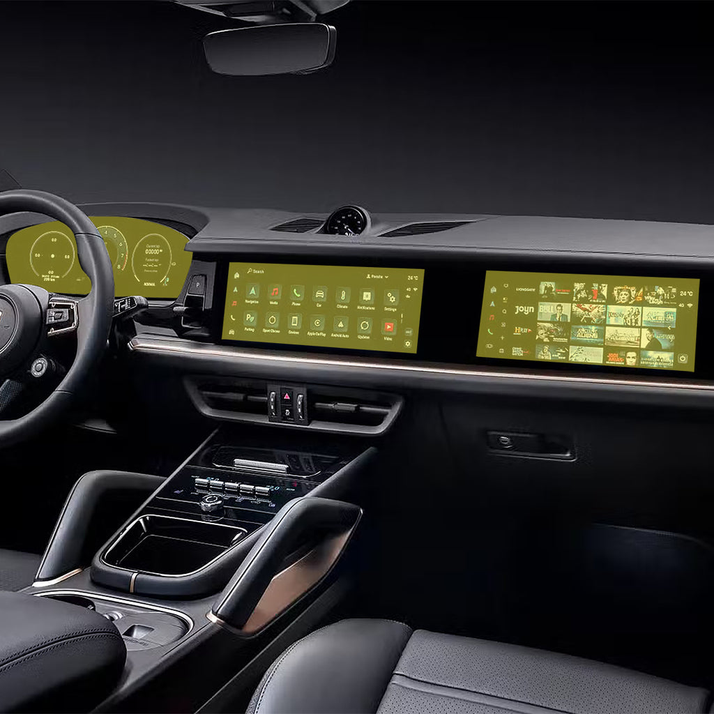 Porsche Cayenne Interior Screen PPF Kit 2023+ – 21OVERLAYS