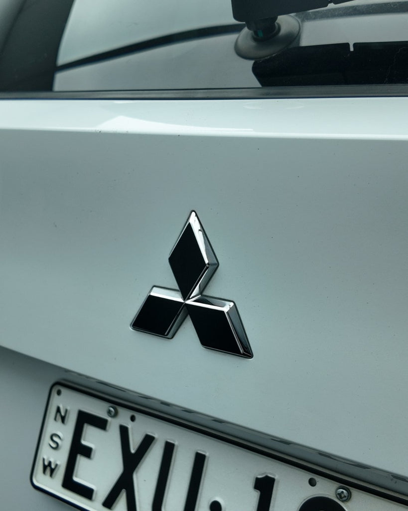 Mitsubishi Outlander ZM Front, Rear and Steering Wheel Badge Overlay S ...