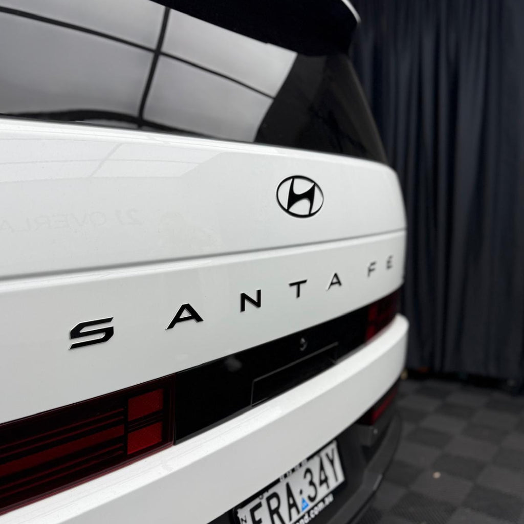 Hyundai Santa Fe Rear "Santa Fe" Lettering Overlay 2024+ – 21OVERLAYS