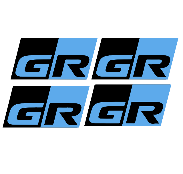 Toyota GR Corolla Brake Caliper GR Badge Overlay 2022-2024 – 21OVERLAYS