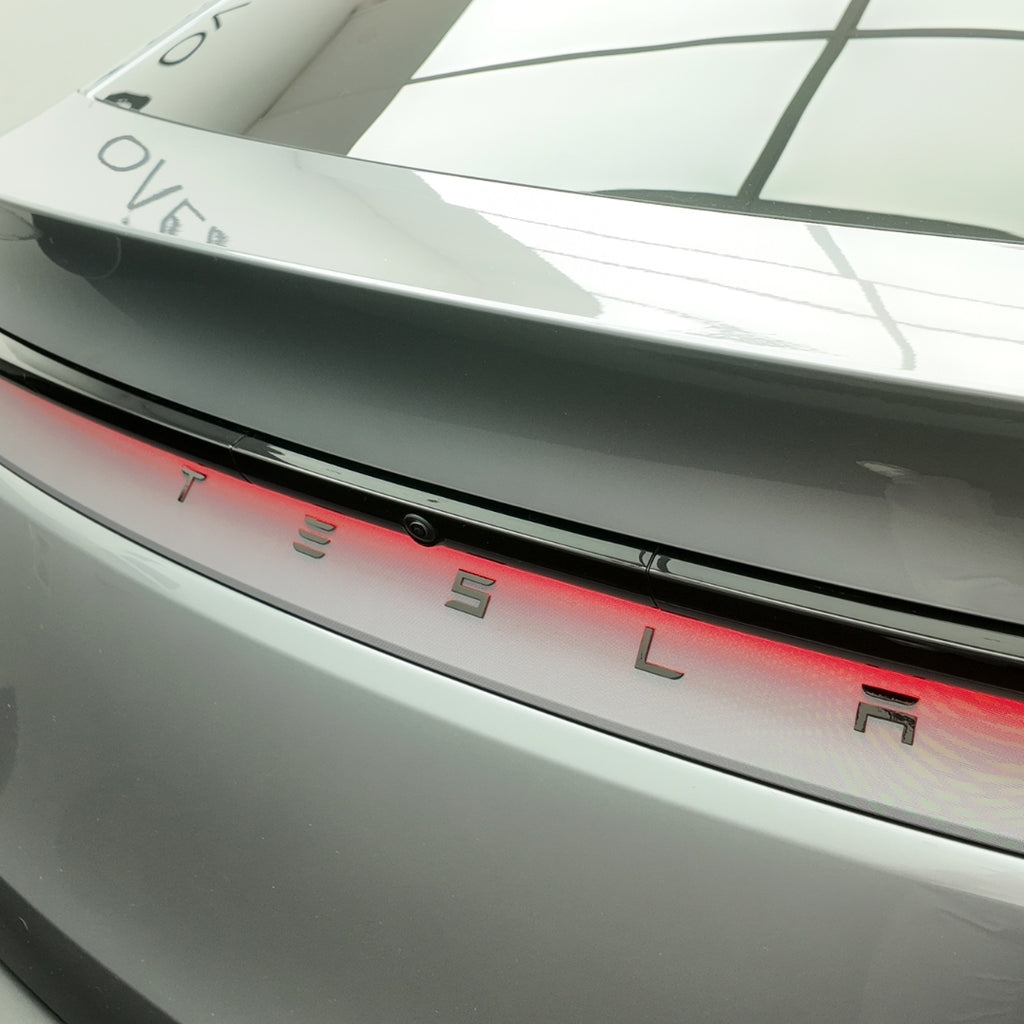 Tesla Model Y Rear "TESLA" Lettering Overlay 2024+ – 21OVERLAYS
