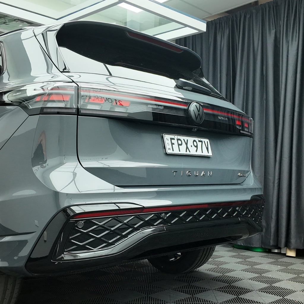 Volkswagen Tiguan Mk3 Rear Badge Overlay 2025+ – 21OVERLAYS