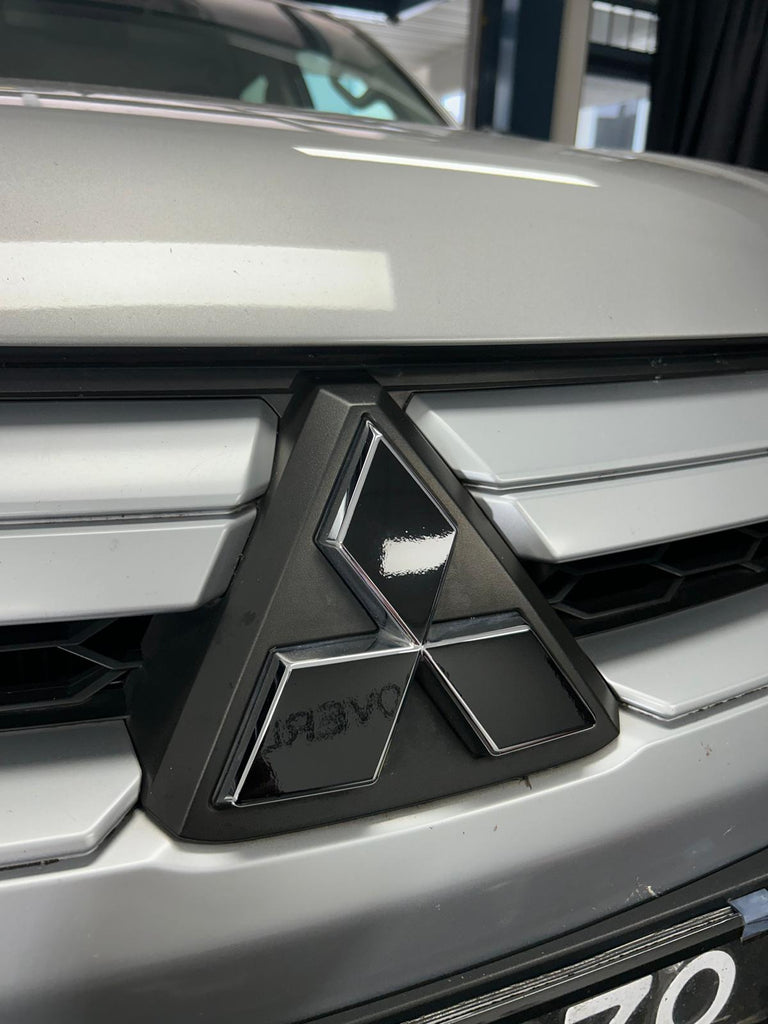 Mitsubishi Triton Front, Rear and Steering Wheel Badge Overlay Set 201 ...